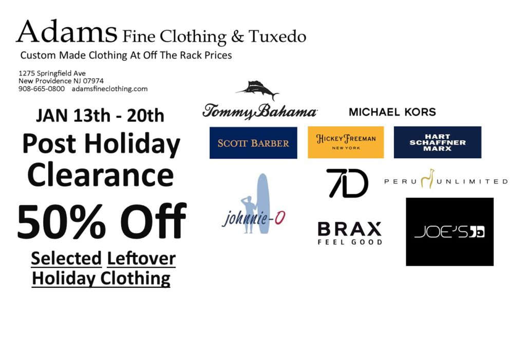 Adams Fine Clothing | Men's Clothing, Suits, Tailoring and Rental